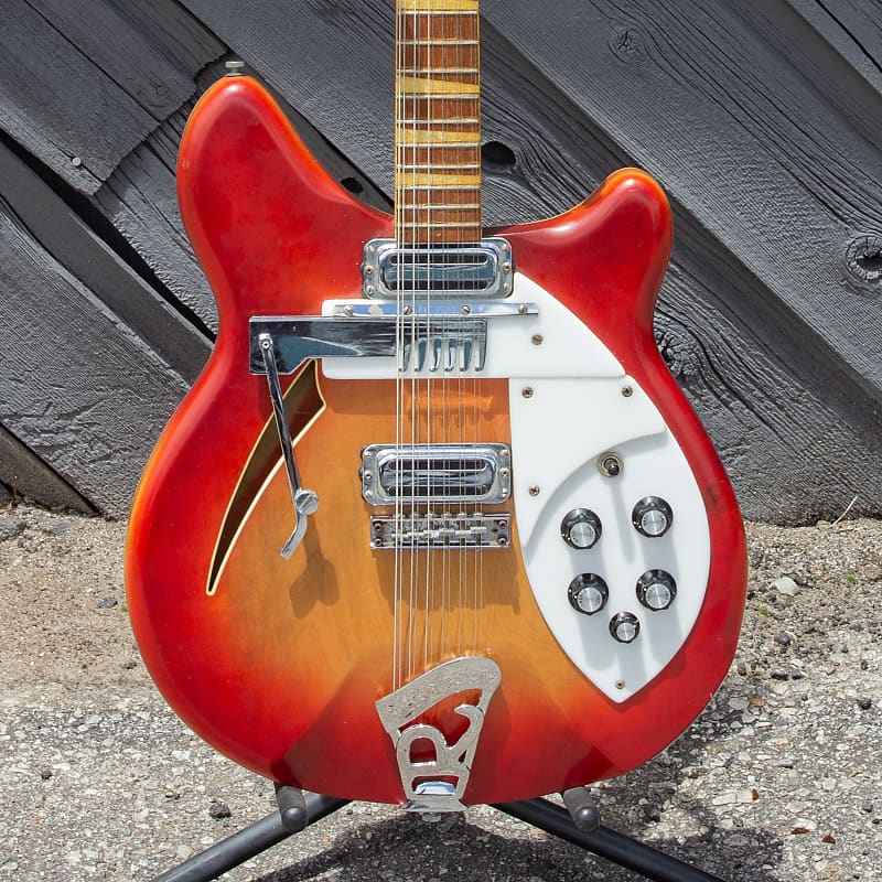 Rickenbacker 366/12 Convertible Project Guitar 1967 - Fireglo | Reverb