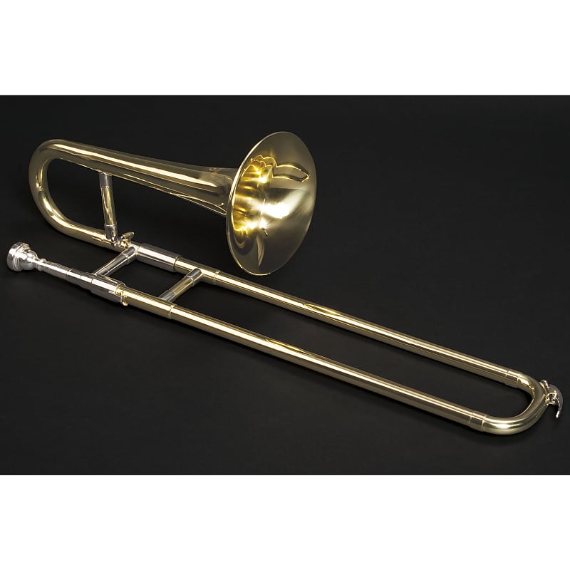 Monzani MZST-1800L Bb-Slide Trumpet Brass, Lacquered - | Reverb