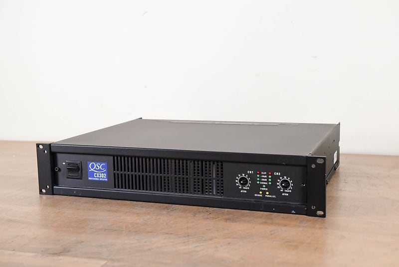 QSC CX302 Two-Channel Power Amplifier (church owned) CG00VKL | Reverb