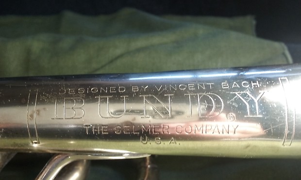 Selmer Bundy Cornet Vintage ~1960s/1970s Gloss Brass | Reverb