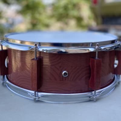 Custom Snare MIURA 14” x 5.5” Purple Heart Lugs Reclaimed | Reverb