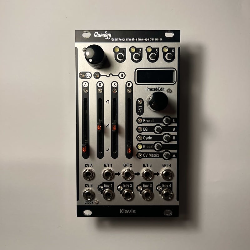 Klavis Quadigy Quad Envelope Generator (Silver) | Reverb