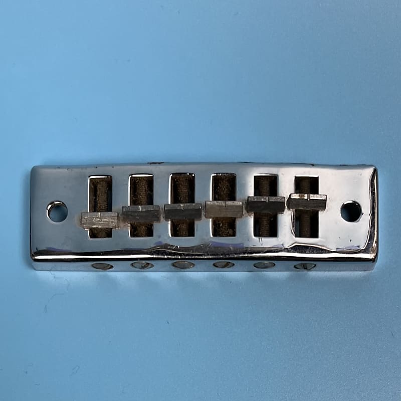 Vintage 1970s Gibson Harmonica Tune-O-Matic Bridge In | Reverb
