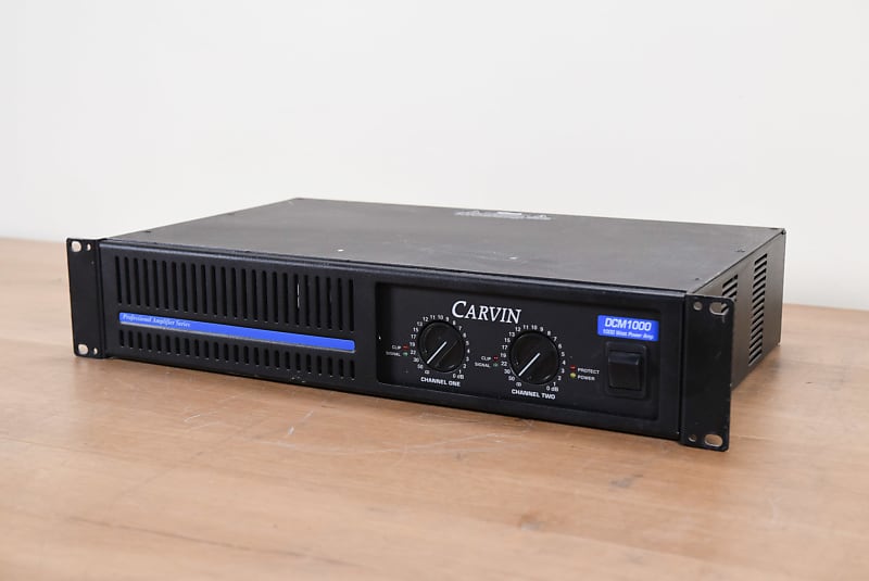 Carvin DCM1000 2-Channel Power Amplifier (church owned) | Reverb