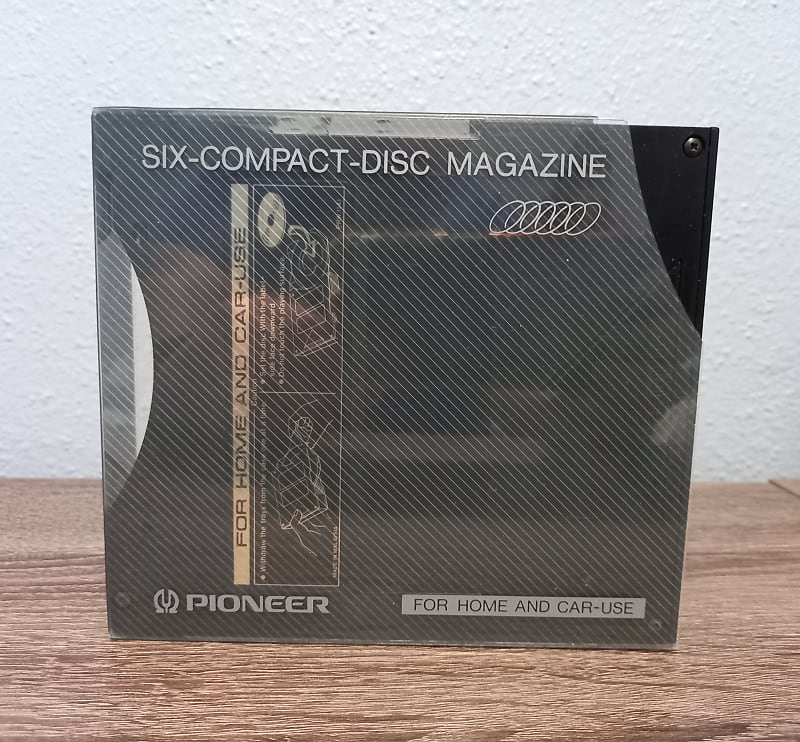 Pioneer 6 Disc Magazine with sleeve (Black) | Reverb