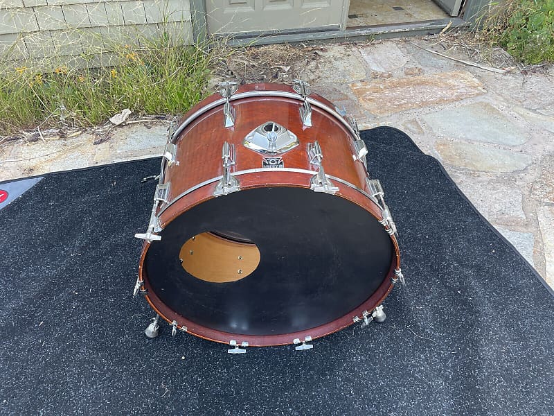 Tama Superstar Mahogany 24 x 14 Vintage 80's Bass Kick Drum | Reverb