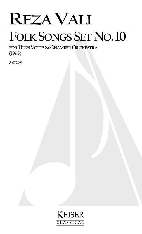 Folk Songs Set No 10 Sop And Full Orch Full Scor (Music | Reverb