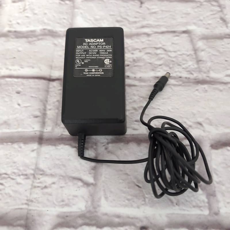 Tascam PS-P424 12V DC Center Negative 1100mA Power Supply | Reverb