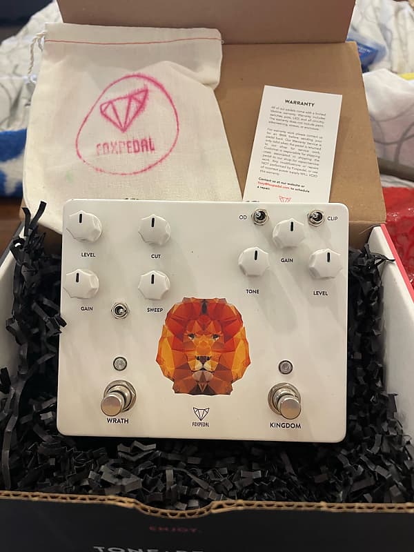 Foxpedal Kingdom (Klon) V2 WRATH (Rat) V2 Combo 2018 - White | Reverb