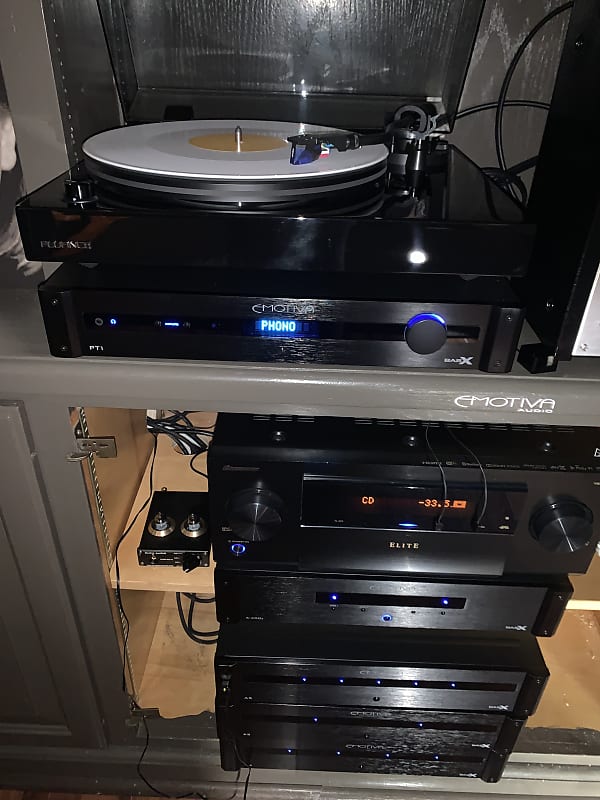 Emotiva BasX PT-1 Stereo Pr2021 Black Brushed Metal | Reverb