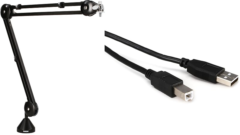 Rode PSA1 Desk-mounted Broadcast Microphone Boom Arm Bundle | Reverb