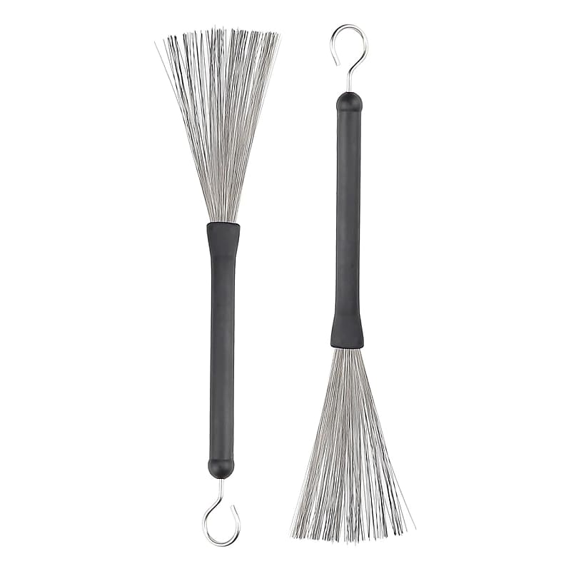 2 X Drum Broom Jazz Broom Drum Brushes Retractable Drum Broom | Reverb