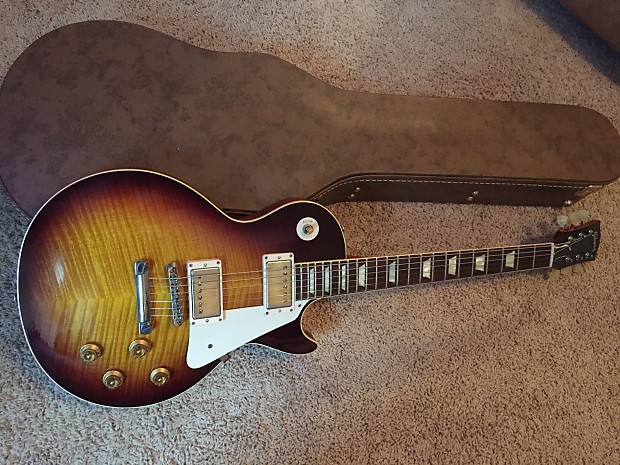 *Mint* 2013 Gibson Les Paul R9 59 Reissue VOS Faded Tobacco | Reverb