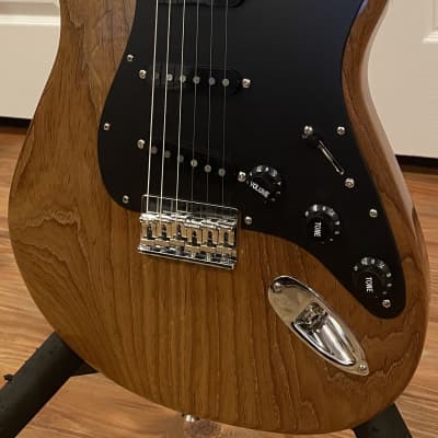 Stratocaster Hardtail Roasted Ash Partscaster | Reverb
