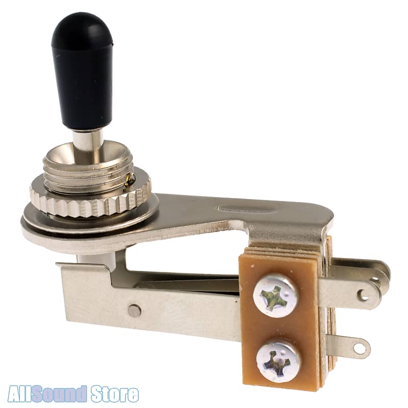 Right Angle 3-Way Nickel Plated Toggle Switch for Guitar - | Reverb UK