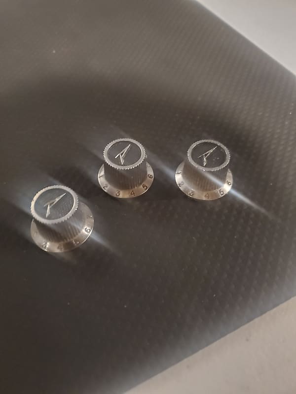 (3) Peavey Vintage T-60/T-40 Metal Guitar Knobs | Reverb