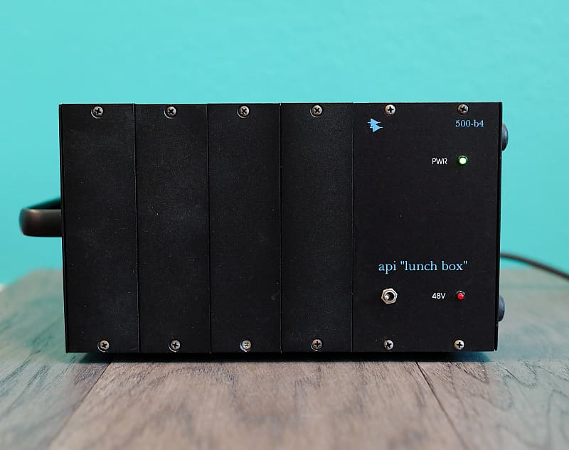 API 500-b4 The Lunchbox vintage 4 Slot 500 Series plus API | Reverb