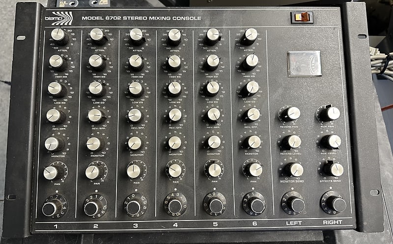 Biamp 6702 MIXER/SPRING REVERB - BLACK | Reverb