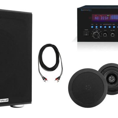 Technical Pro H12X500UBT 6-Zone Home Theater Receiver+6 White | Reverb