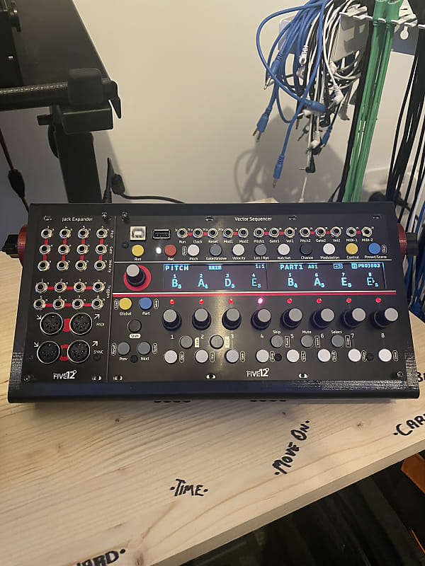 Five12 Vector Sequencer + Jack Expander + Mod Case - Black | Reverb