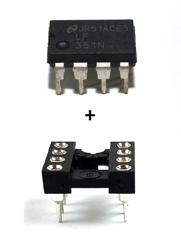 National Semiconductor LF351N + Sockets JFET Operational | Reverb