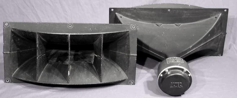 Pair of vintage ALTEC horns and drivers | Reverb