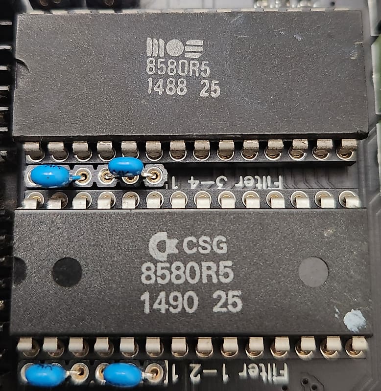 Commodore 8580 SID chips | Reverb