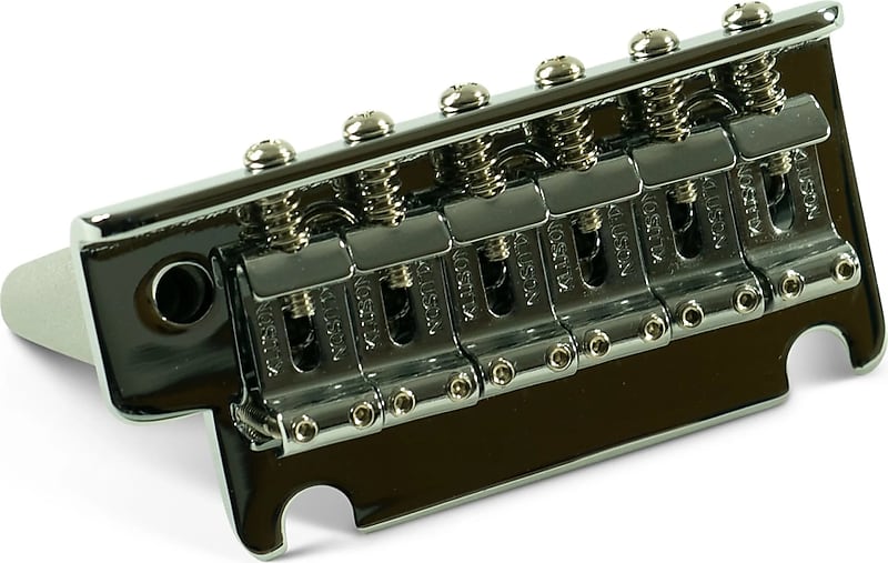 Kluson 2 Post Steel Block Tremolo Bridge Chrome | Reverb
