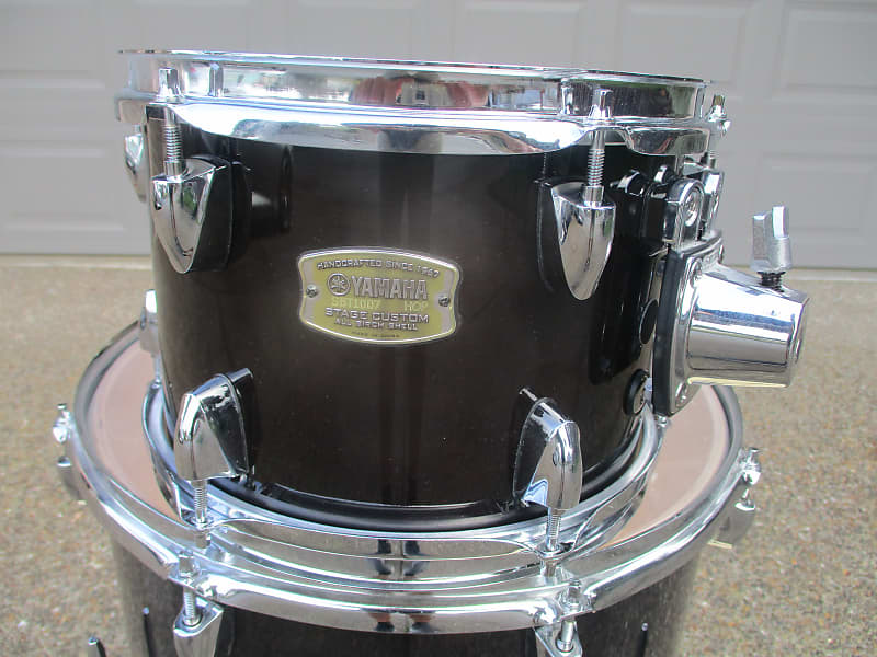 Yamaha Stage Custom 10 X 7 Rack Tom, Birch Shell, Ebony | Reverb