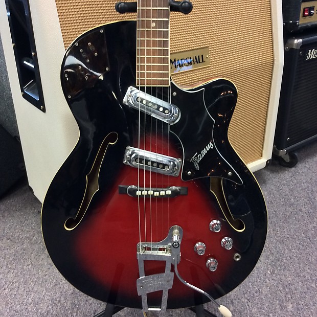 Framus 5/110T Hollow Body Red Burst | Reverb