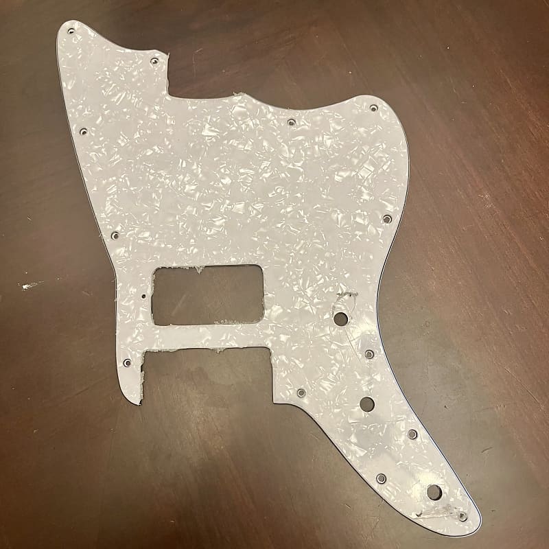 Squier Jazzmaster HH Custom Pickguard - White Pearl | Reverb