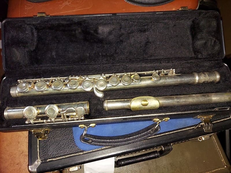 Armstrong Liberty Flute With Case, Gold Lip, USA. Good | Reverb