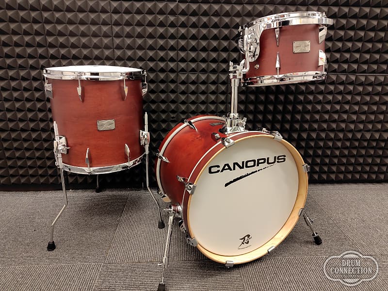 Canopus YAIBA2 "BOP" 3PCS KIT -Dark Wine Red Matt LQ- | Reverb Canada
