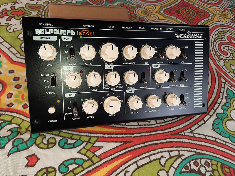 Vermona Retroverb Lancet (filter/spring reverb) | Reverb