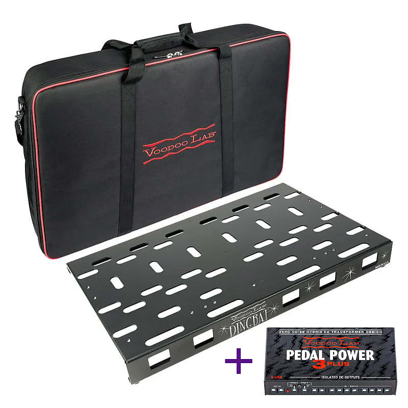Voodoo Lab Dingbat Large Pedalboard with Power Pedal 3 Plus | Reverb