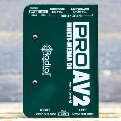 Radial Engineering PRO-AV2 Dual Channel (Stereo) | Reverb Canada