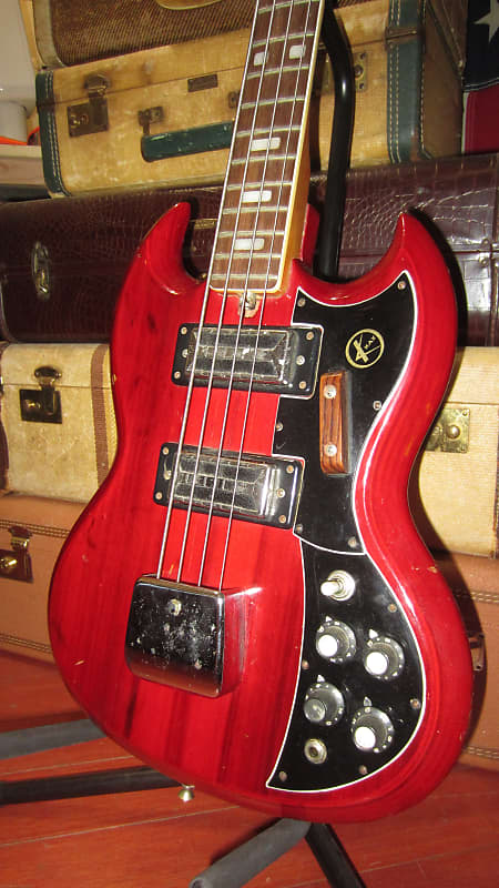Vintage circa 1969 Kay SG Bass EB-0 Copy | Reverb