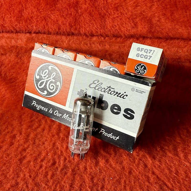 NOS SLEEVE 5x General Electric 6FQ7/ 6CG7 audio preamplifier | Reverb