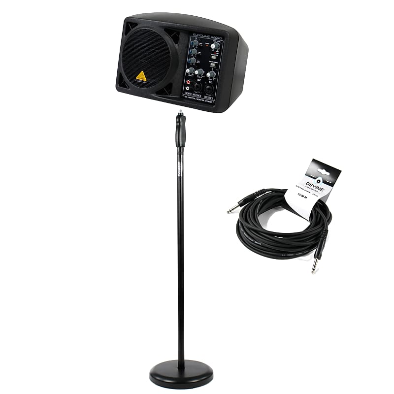 Behringer Eurolive B205D enceinte avec pied et câble | Reverb