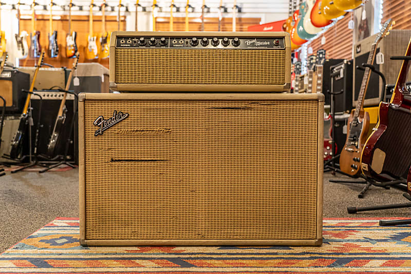 Fender Bandmaster Head & 2x12 Cab - 1963 | Reverb