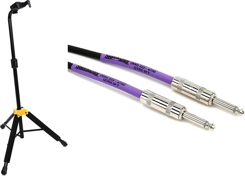 Hercules Stands GS414B PLUS Single Guitar Stand with Auto | Reverb