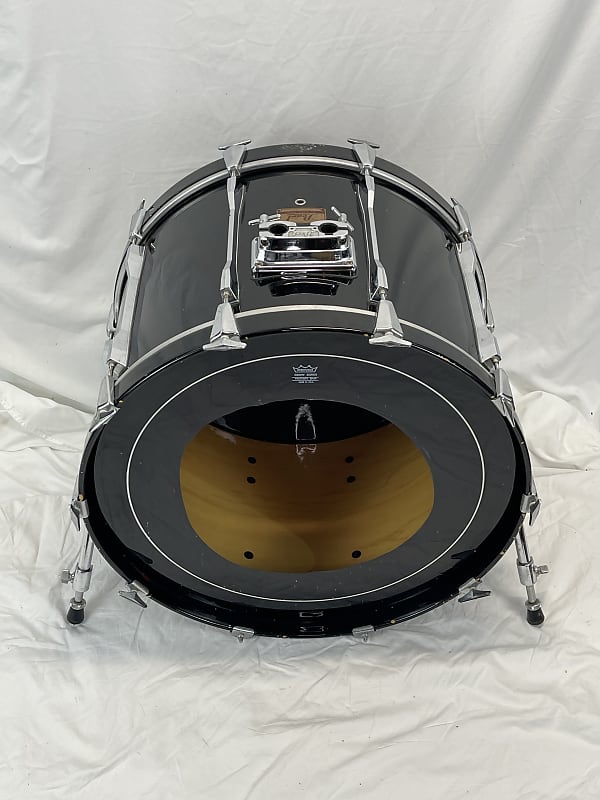 Pearl MLX All Maple 16x24 Bass Drum 1980’s Piano Black | Reverb