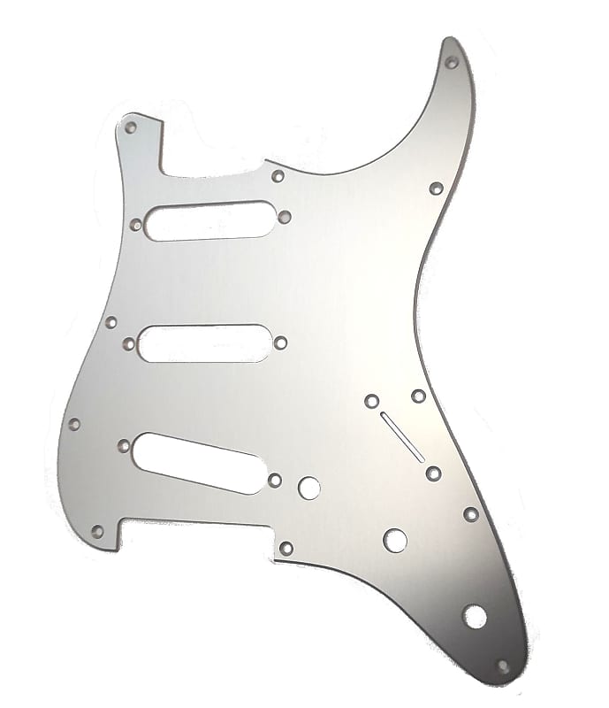 Pickguard Anodized Argenté (silver) 11 trous pour | Reverb