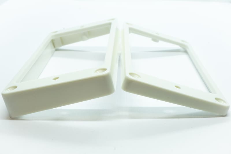 Plastic Humbucking Pickup Rings (White) | Reverb