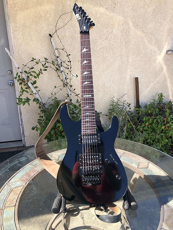 ESP LTD M-207 -7 string 1999 Black | Reverb