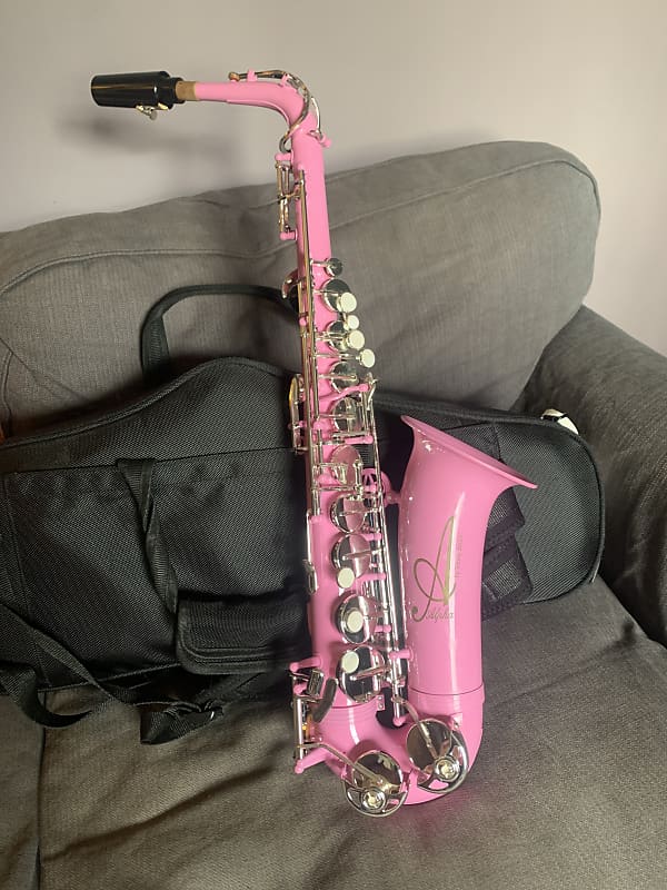 Trevor James Alphasax Alto Saxaphone - Pink | Reverb