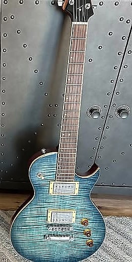 Mitchell MS470 Mahogany Body Electric Guitar Denim Blue Burst | Reverb