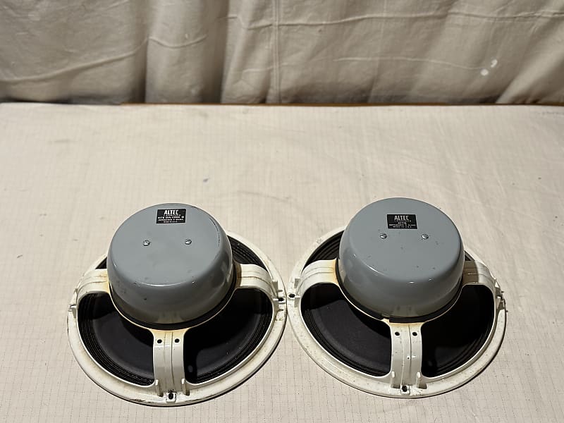 Altec Lansing 417B Dia-Cone 8ohm Pair 1960s - White/Gray | Reverb
