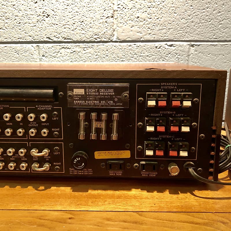 Sansui Eight Deluxe Stereo Receiver | Reverb