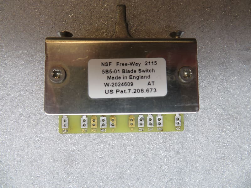 STRAT SWITCH - Free-Way 5B5-01 10 WAY BLADE SWITCH - | Reverb